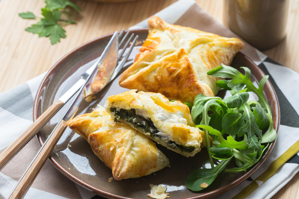 Feuilleté aux épinards